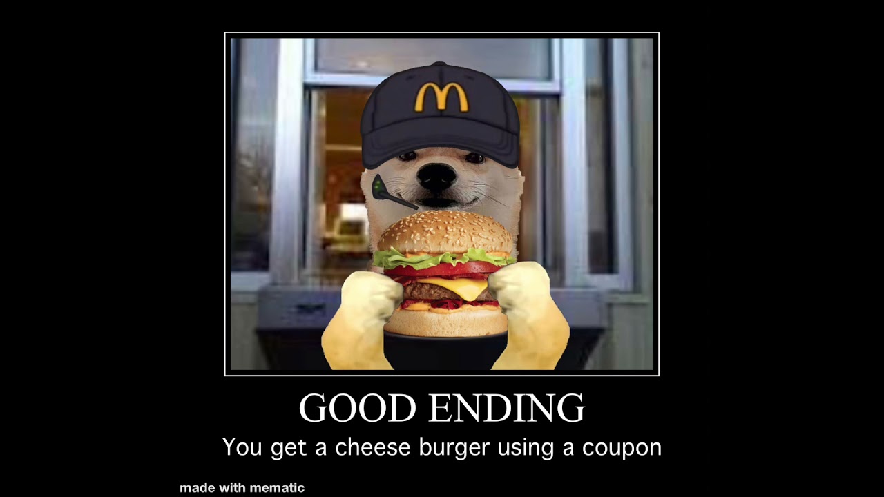Doge goes to McDonald’s (all endings) - YouTube