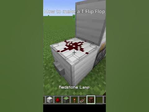 How To Make A T-Flip Flop (Minecraft Tutorial) - YouTube