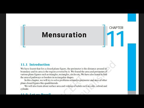 Mensuration Introduction part 1 for class 8th students #mensuration # ...