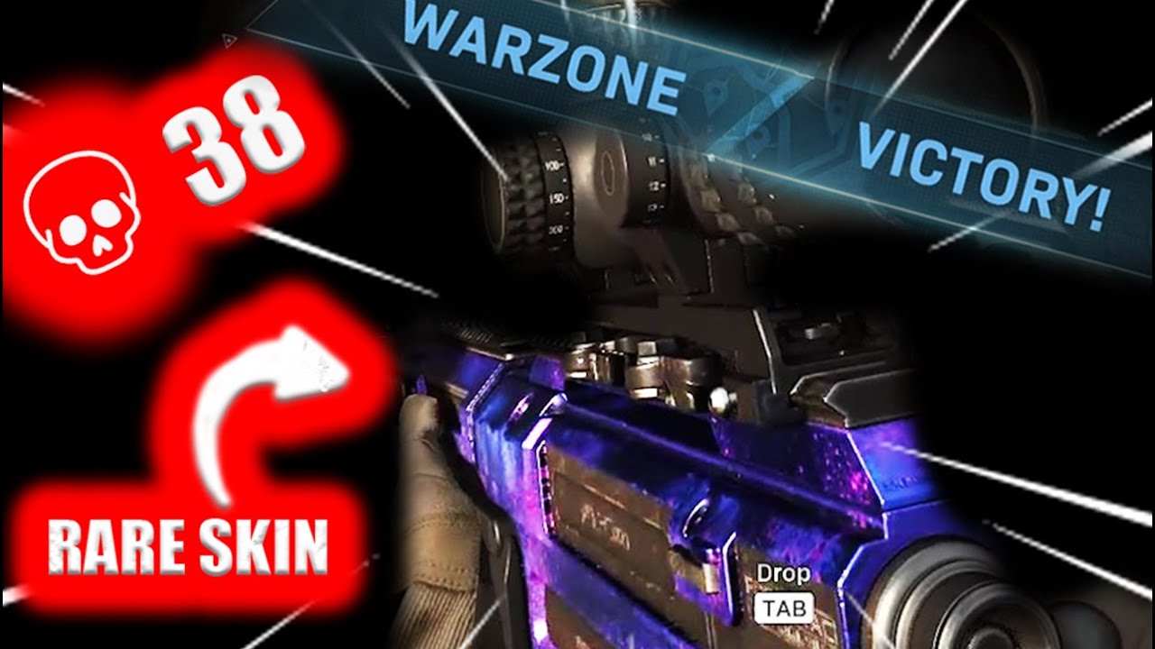 First-Time Sniping In Warzone (RARE SNIPER SKIN, 38 KILL GAME IN TRIOS ...