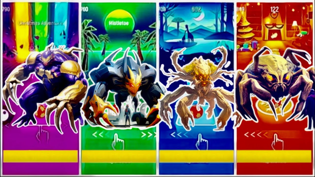Thanos X Crab VS Batman X Crab VS Groot X Crab VS Joker X Crab / Tiles ...