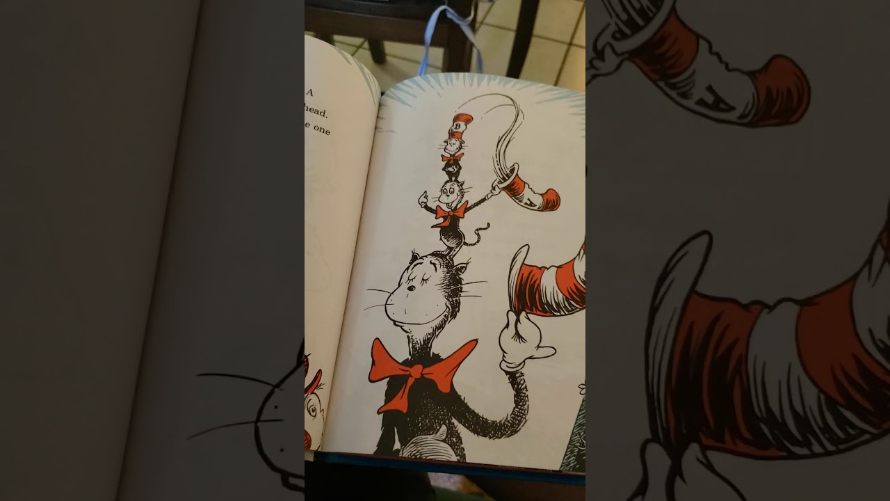 My Reading Of The Book The Cat In The Hat Comes Back By Dr Seuss Youtube