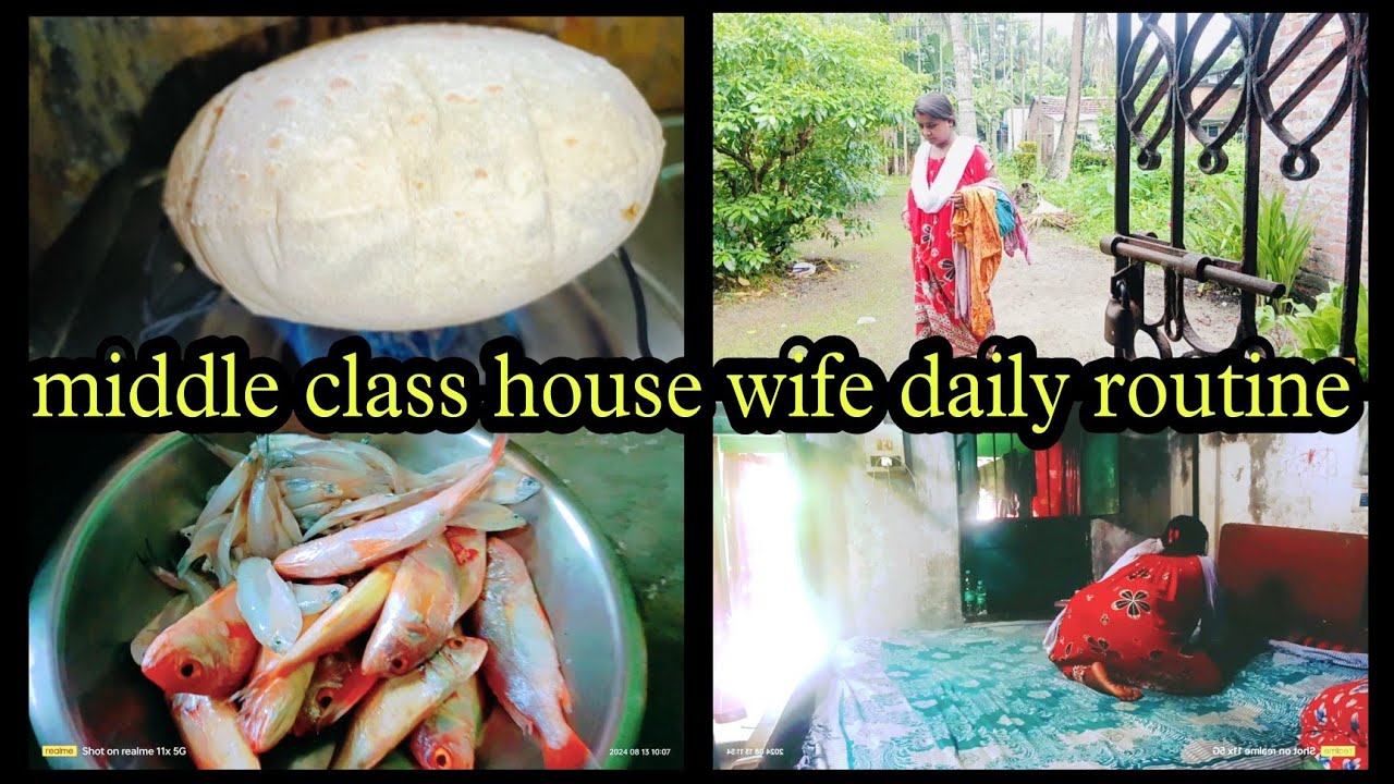 DAILY ROUTINE OF MIDDLE CLASS HOUSE WIFE||BENGALI VLOG - YouTube
