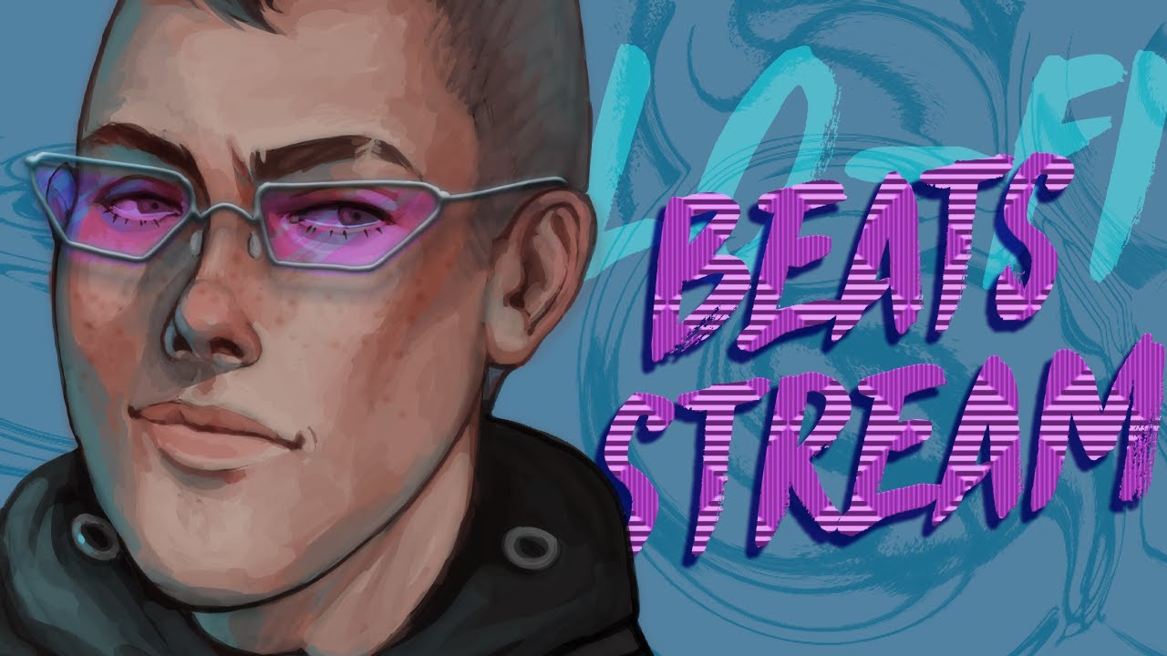 lo-fi beats stream // commission // speedpaint 1 hour on the background ...