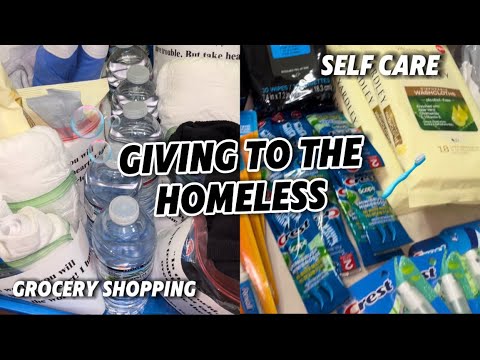 MAKING CARE PACKAGES FOR THE HOMELESS 🥹 - YouTube