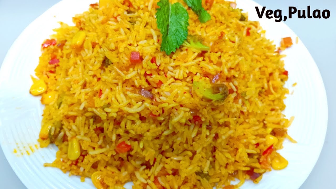 Veg Pulao Recipe | Easy To Quick Lunch Box | Secret Ingredient Pulao ...