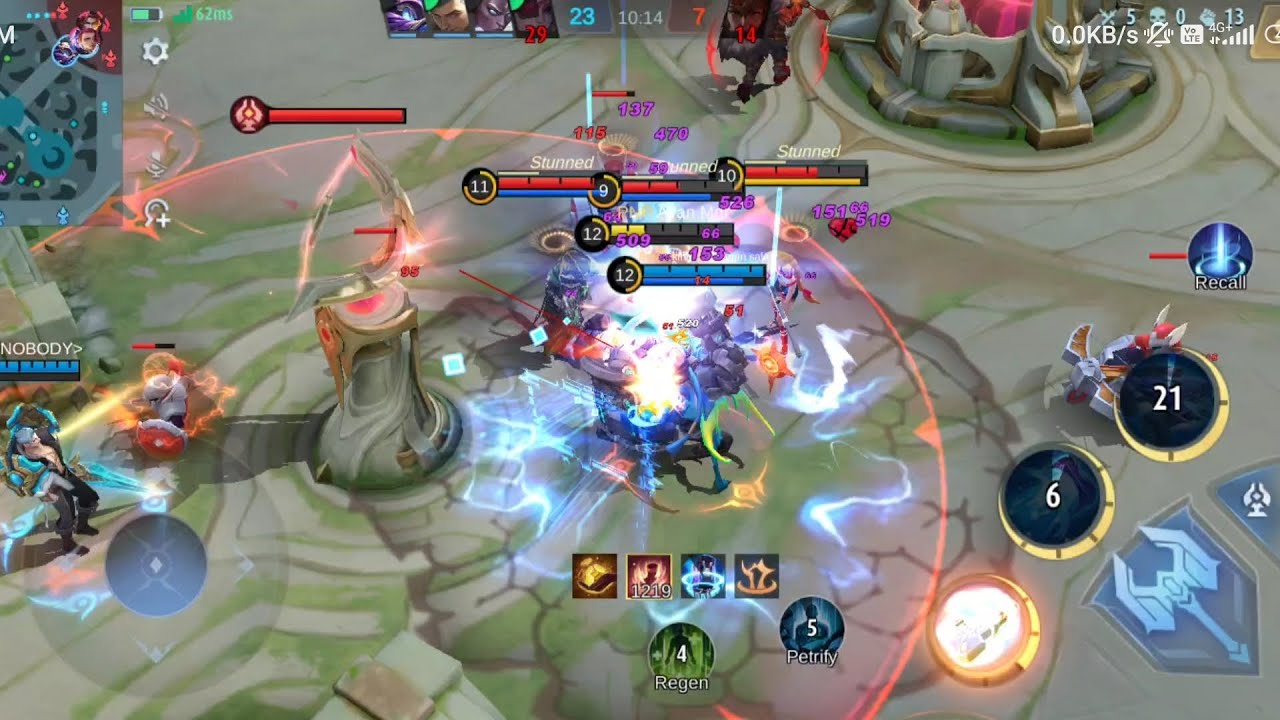 johnson no skin x meta karrie vs vale n tigreal x yin playing in rank ...