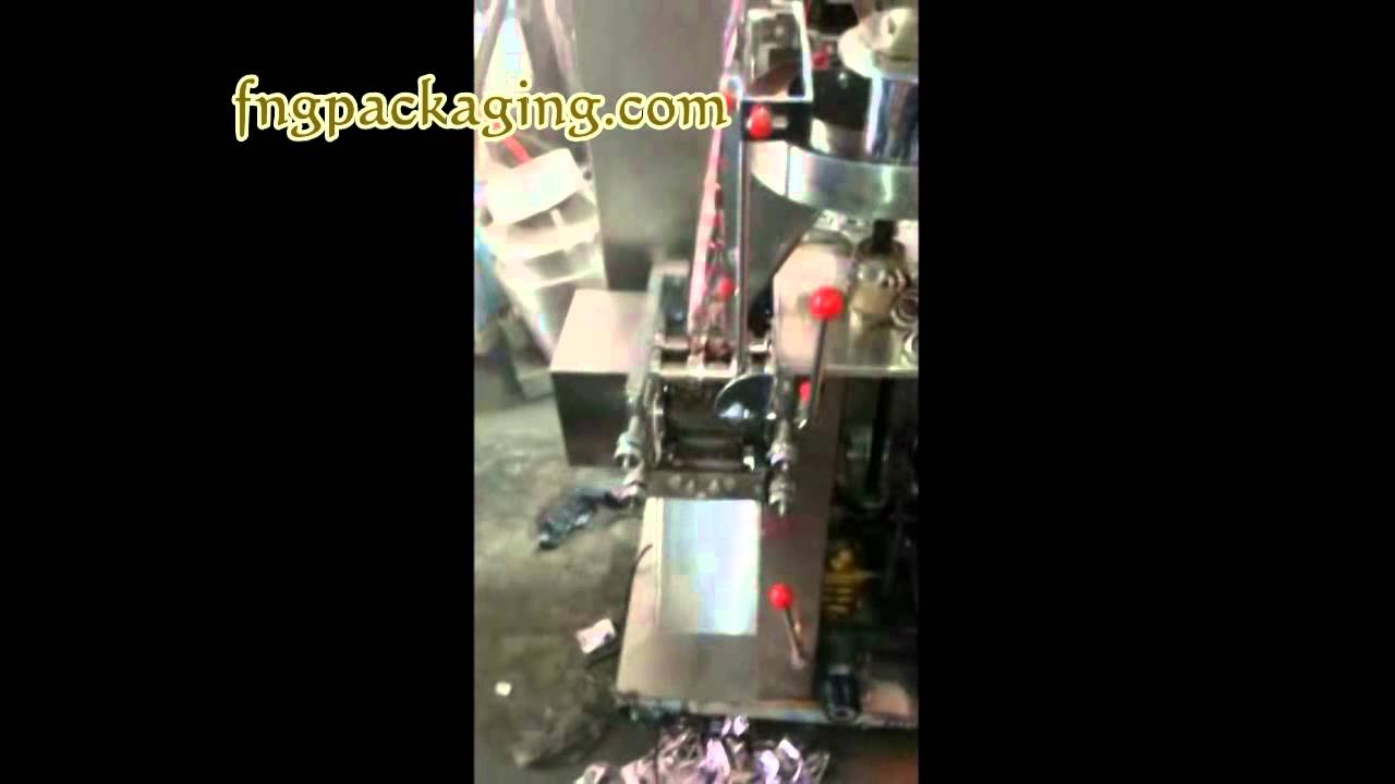 Twin bag automatic packaging machine - YouTube