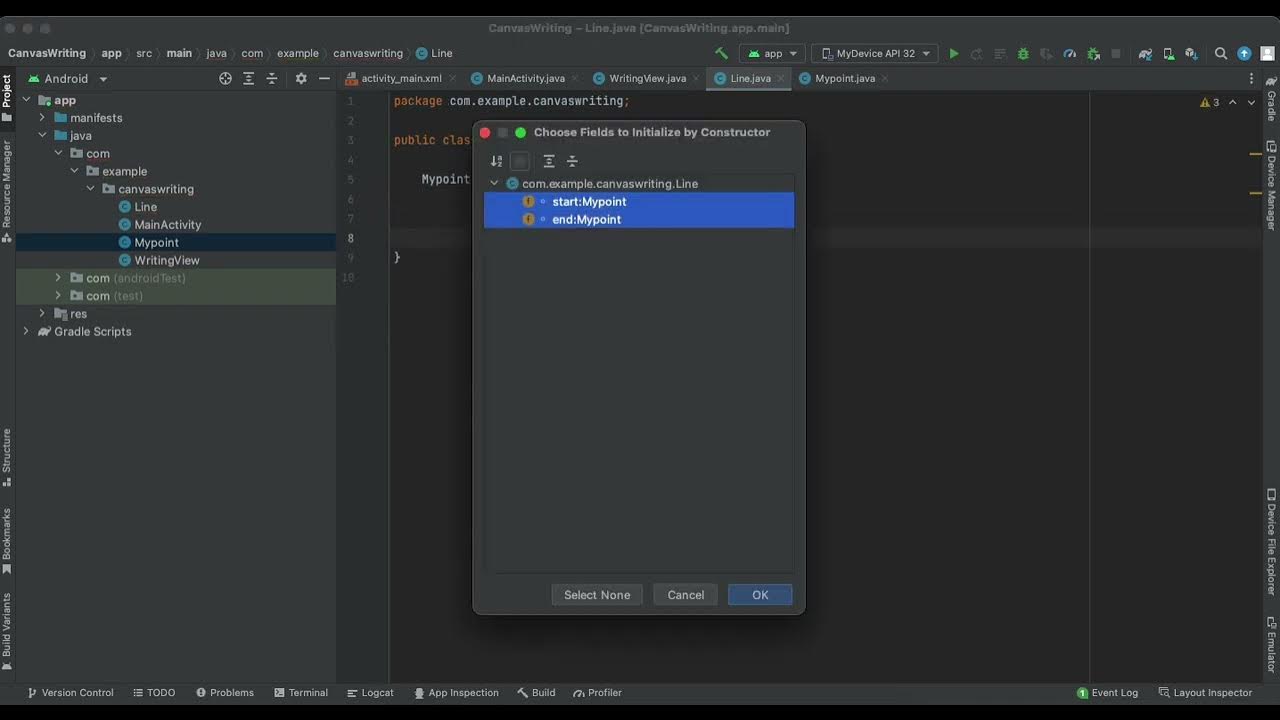 Android Canvas - Custom Drawing and Writing. - YouTube