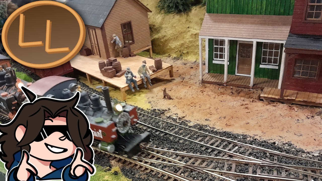 A small town for the Little Loop Railroad - YouTube