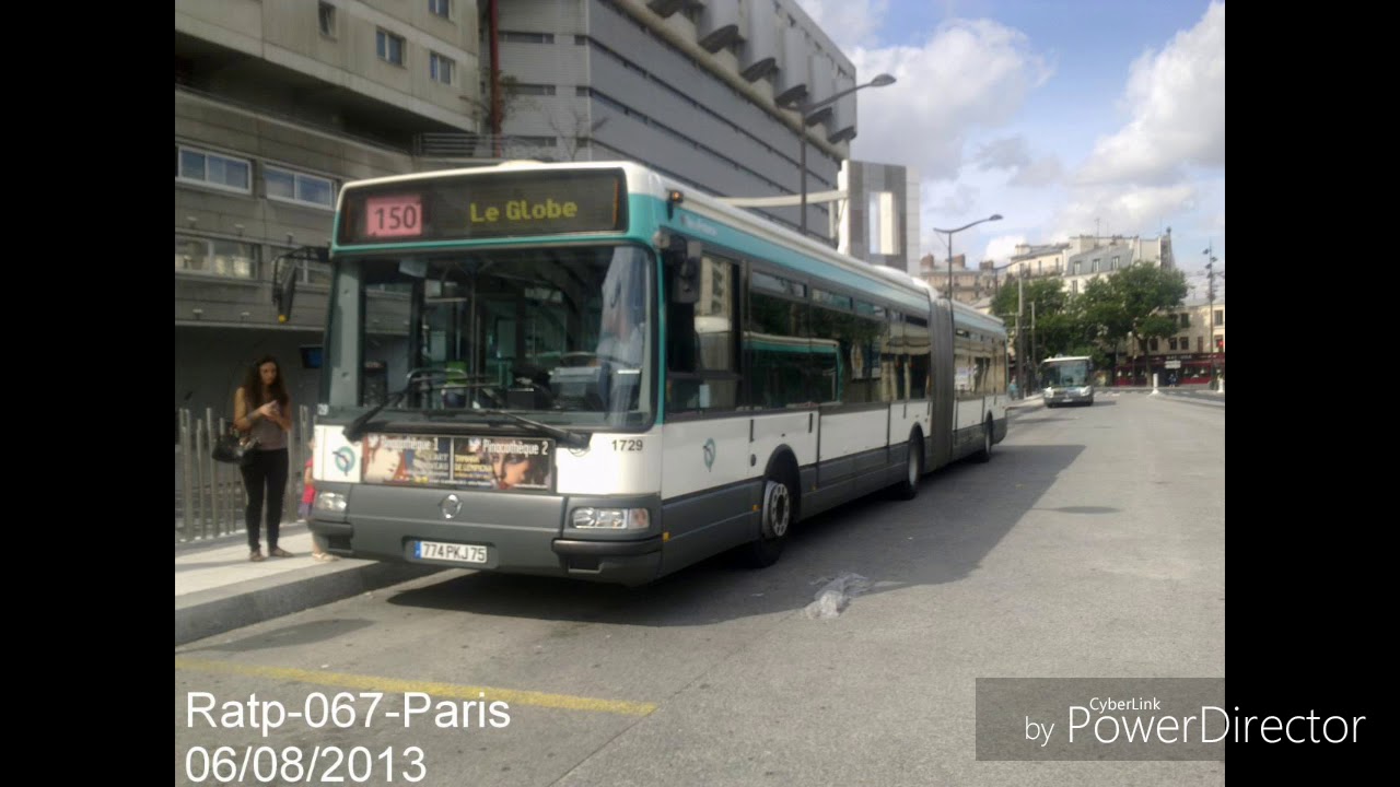Ligne de Bus RATP 150 et 304 - YouTube