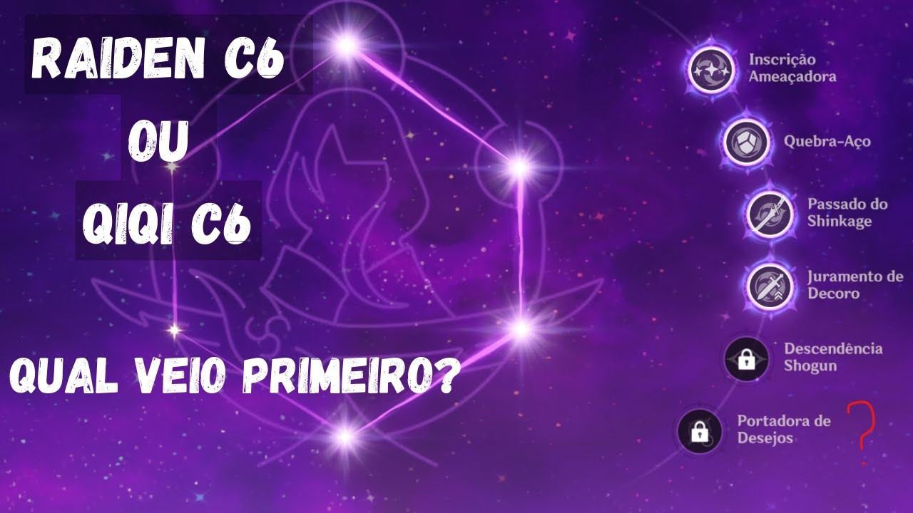TODOS os meus tiros no BANNER DA RAIDEN SHOGUN | Raiden C6 ou Qiqi C6 ...