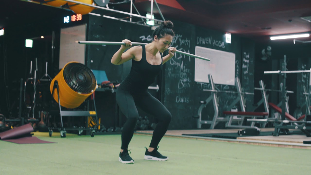 Barbell Squat Warm-up Excercise - YouTube