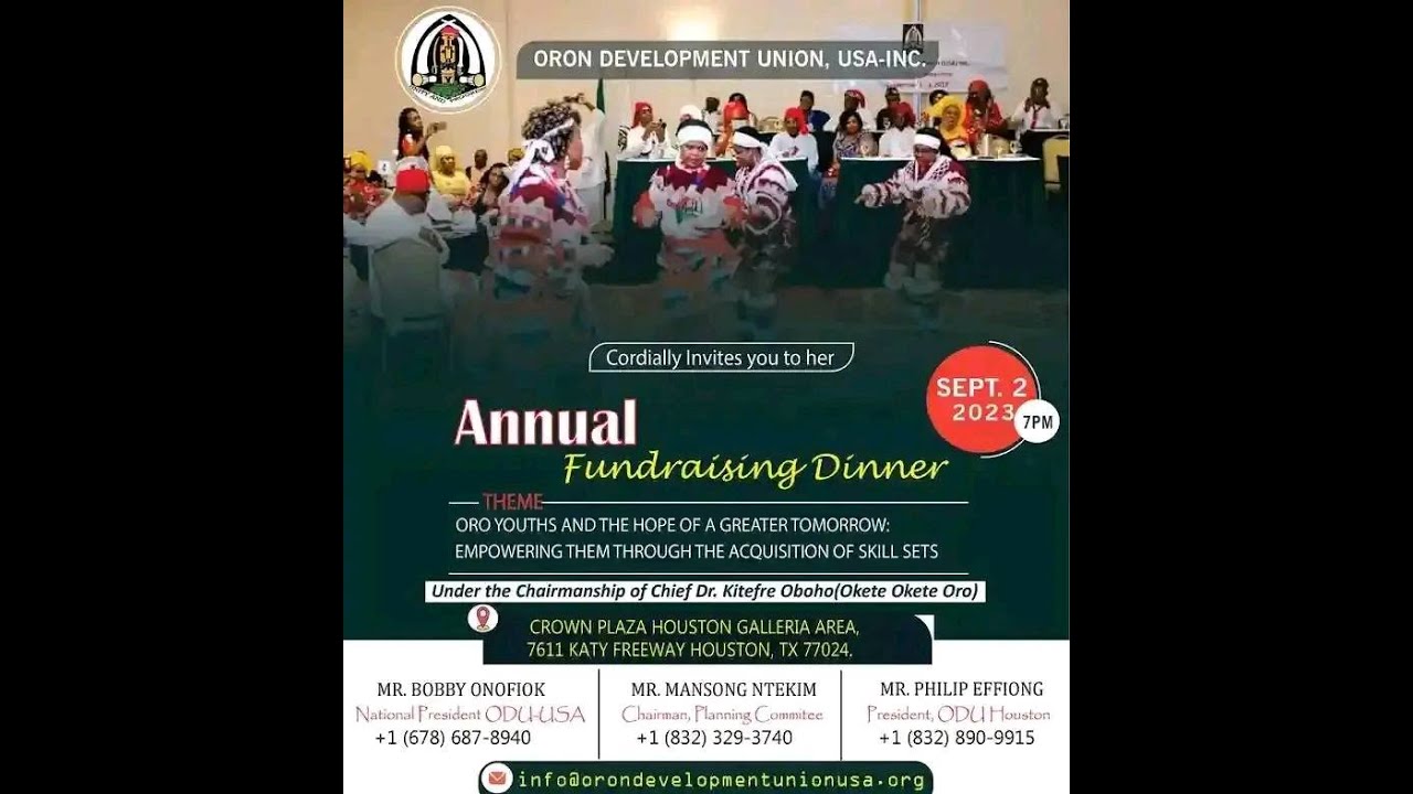 Oron Development Union Inc USA 31st Annual Conference Houston, Texas ...