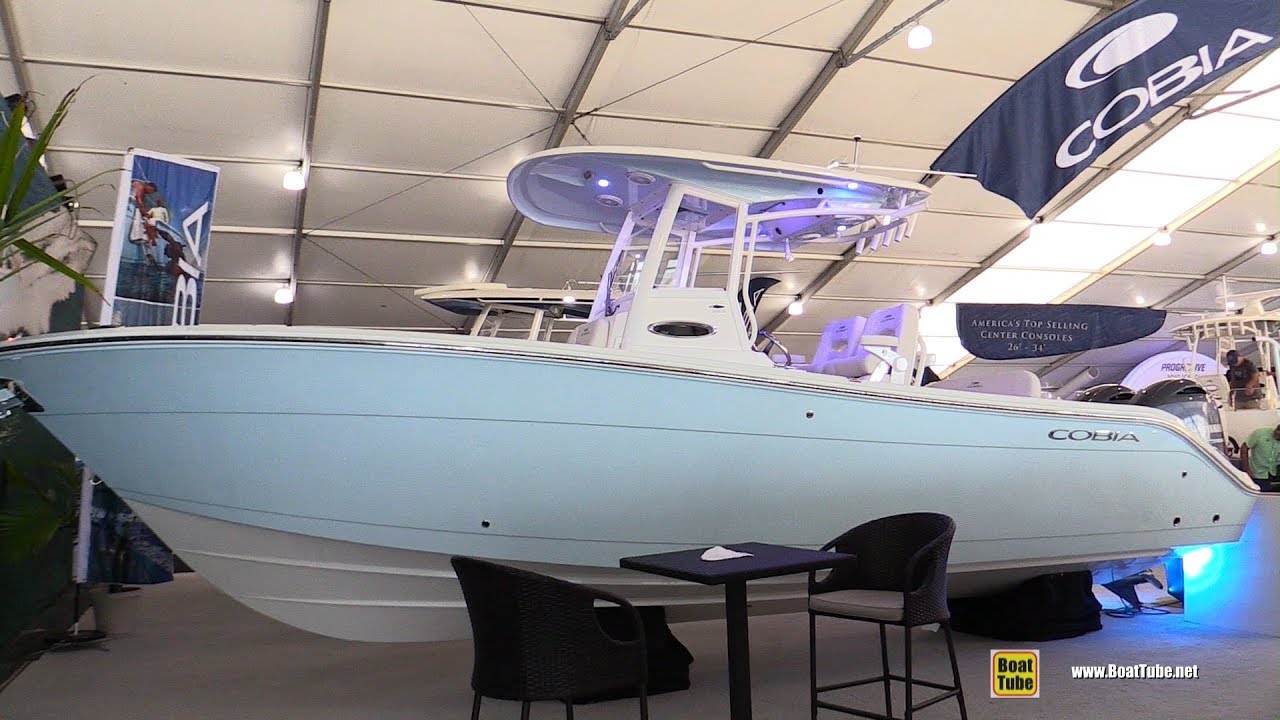 2019 Cobia 262 Center Console Boat - Walkthrough - 2019 Miami Boat Show ...