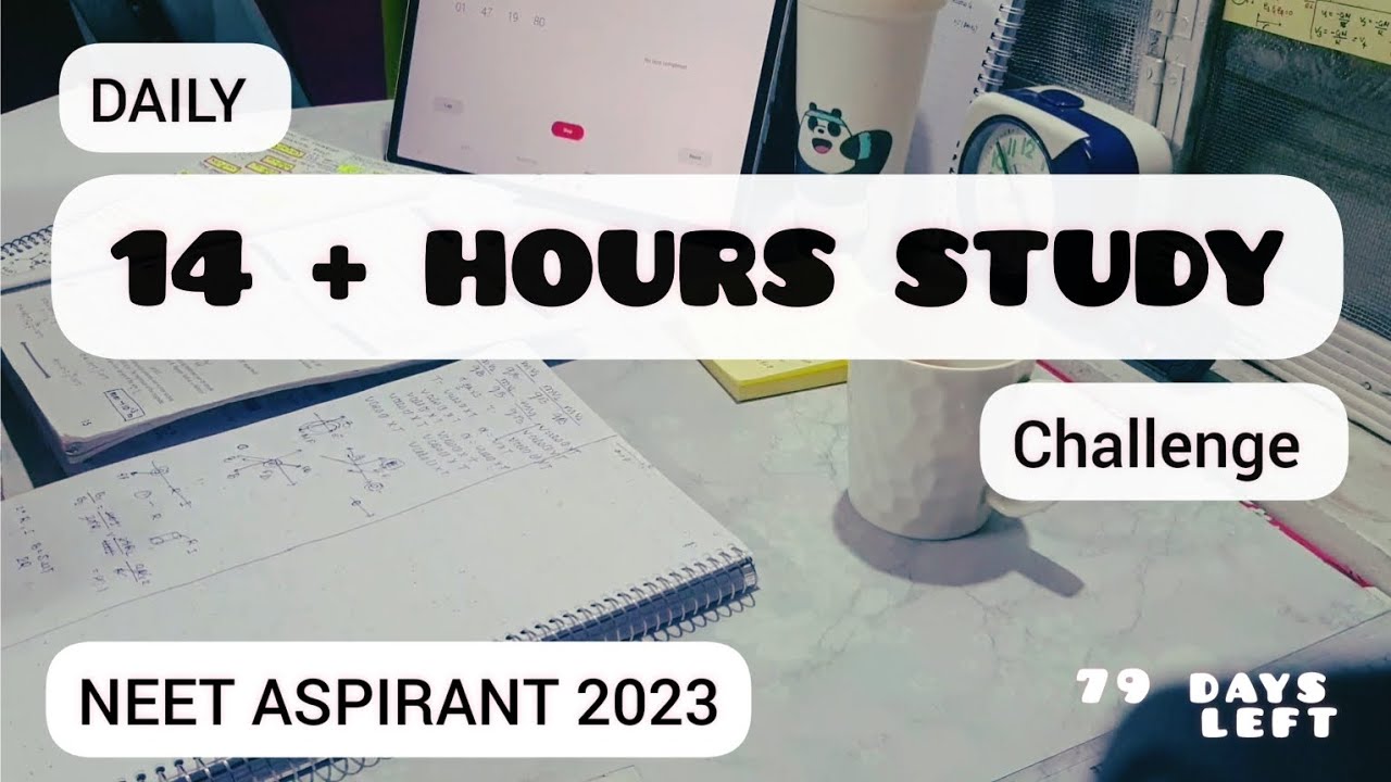 14 HOURS STUDY 📚 * A REAL DAY IN LIFE OF NEET ASPIRANT * - YouTube