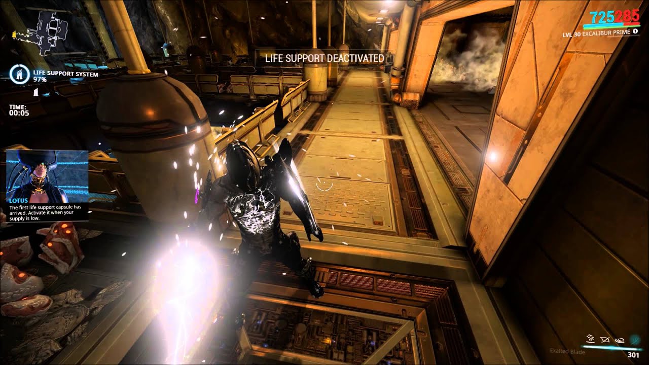 Warframe - Exalted Blade in Slow Motion - YouTube