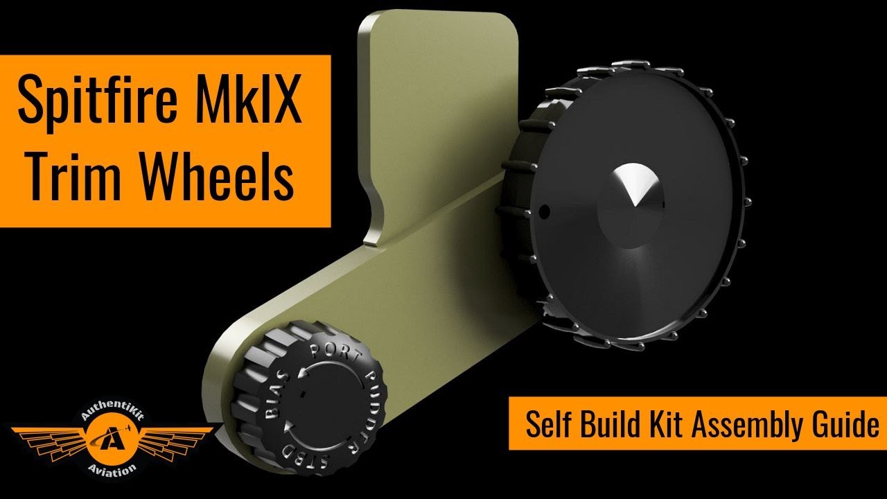 AuthentiKit Spitfire MkIX Replica Trim Wheels - Self-Build Assembly ...