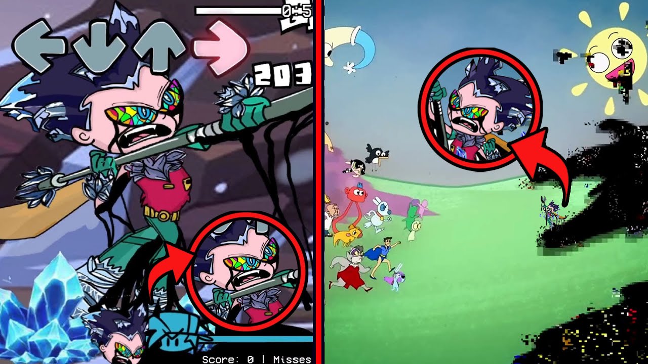 References in Pibby VS NEW Corrupted Robin x FNF | Come and Learn with ...