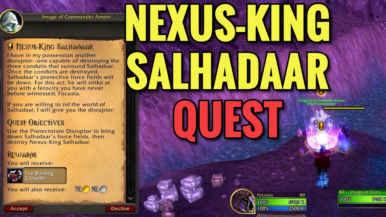 Nexus King Salhadaar Quest (WoW TWW) - YouTube