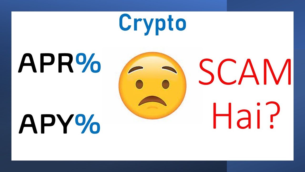 APR aur APY in Crypto Scam hai Kya. Apr Kya Hota Hai. Apy Kya Hai ...