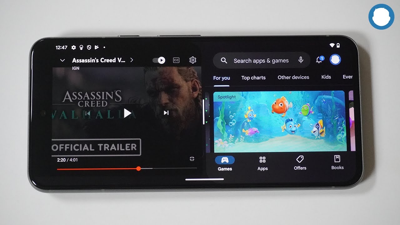 How To Use Split Screen On Google Pixel 8 / 8 Pro - Awesome! - YouTube
