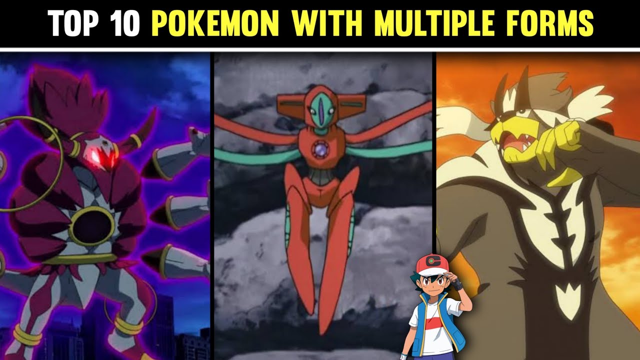 Top 10 Pokemon With Multiple Forms|Top 10 Pokemon Jinke Paas Ek Se ...