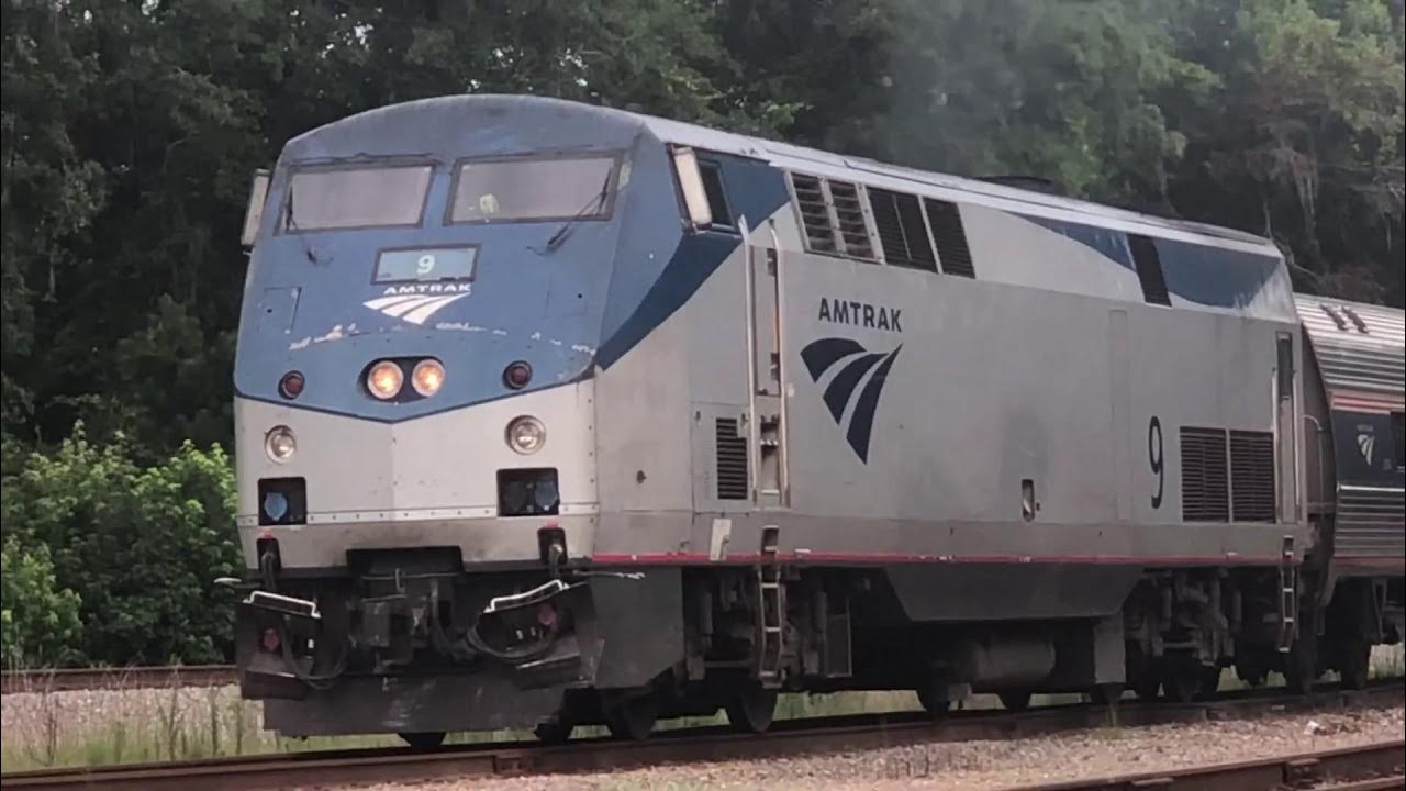 Amtrak PO91 Silver Star 07 13 19 Savannah Georgia - YouTube