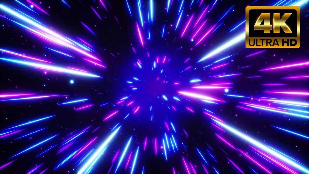 Hyperspace Tunnel 02 Background – 1HR LOOP 4K 60FPS - YouTube