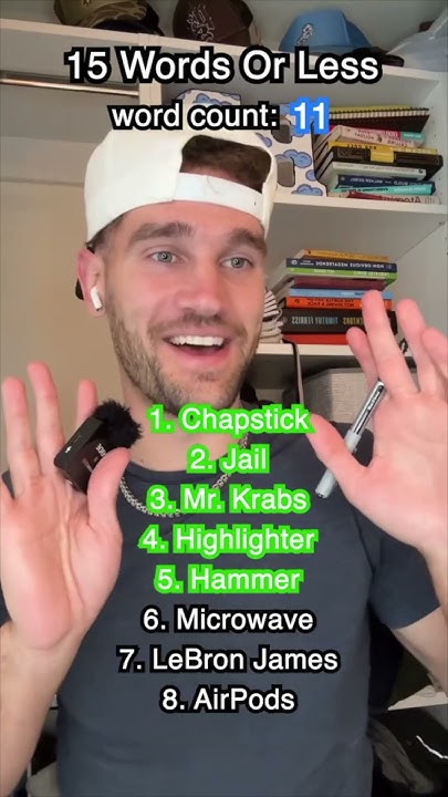 15 words or less ⁉️ - YouTube