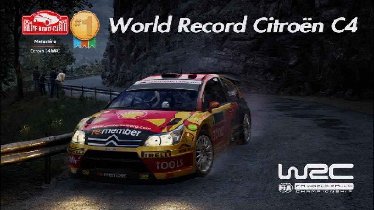 WORLD RECORD🏆Citroën C4 WRC Monte-Carlo🇮🇩Moissière EA WRC - YouTube