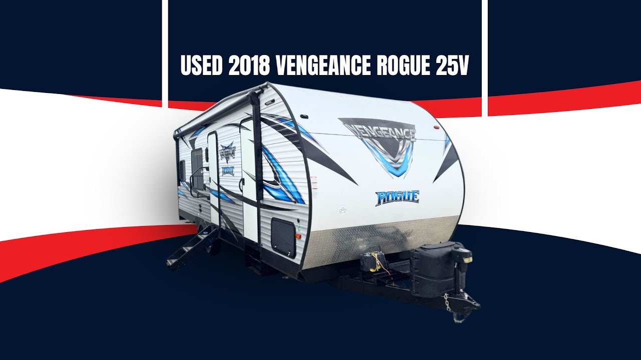 USED 2018 Forest River Vengeance Rogue 25V Walkthrough Tour - YouTube