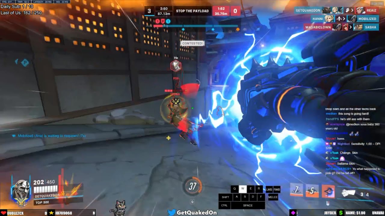 Overwatch 2 Rollout Doomfist God GetQuakedOn Destroys Whole Enemy Team ...