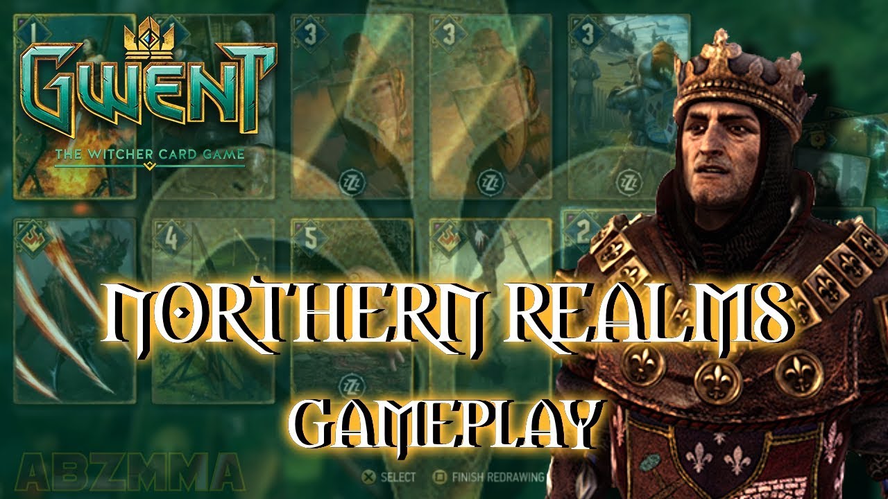 Northern Realms deck gameplay - Gwent: The Witcher Card Game - YouTube