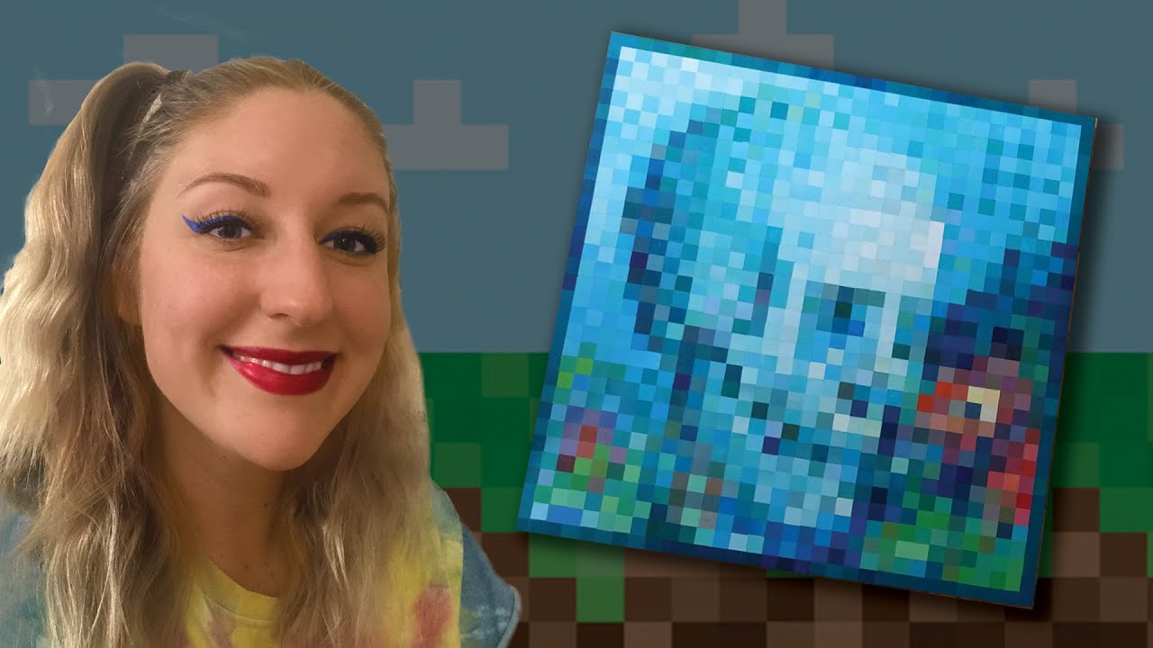 Skull of Roses Minecraft Painting (long form) - YouTube