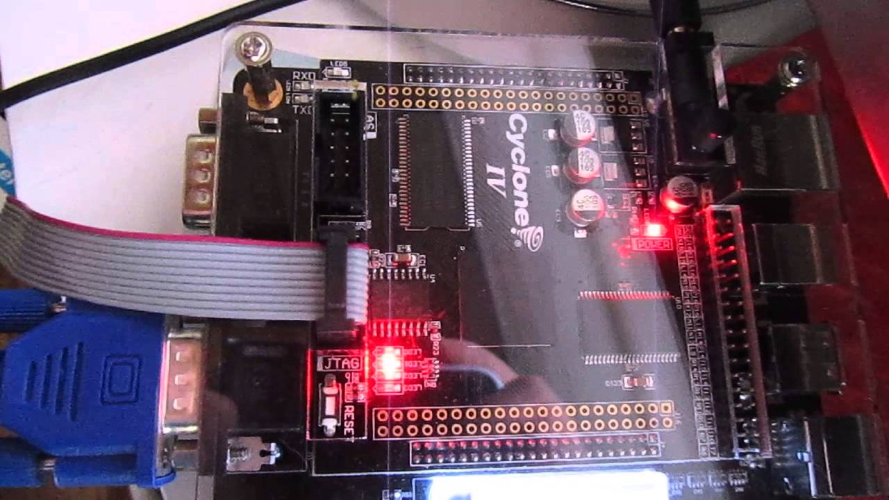 Testing M9K ram on a Cyclone IV FPGA - YouTube