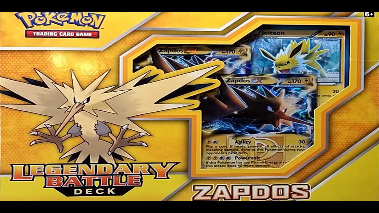 OPENING A NEW ZAPDOS LEGENDARY BATTLE DECK! - POKEMON UNWRAPPED - YouTube