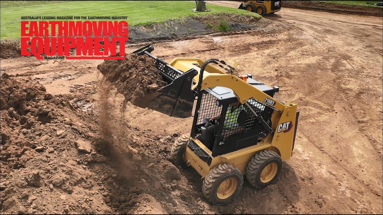 Cat® 216B3 Product Review by Earthmoving Equipment Australia - YouTube