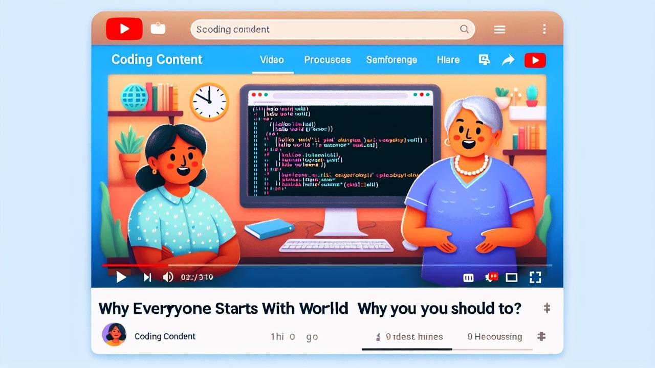Why Everyone Starts with Hello World (And Why You Should Too) - YouTube
