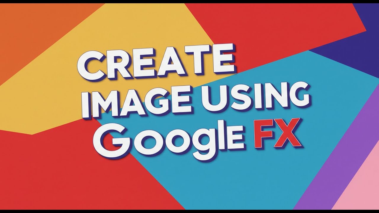 Free tutorial to create image using Google FX - YouTube