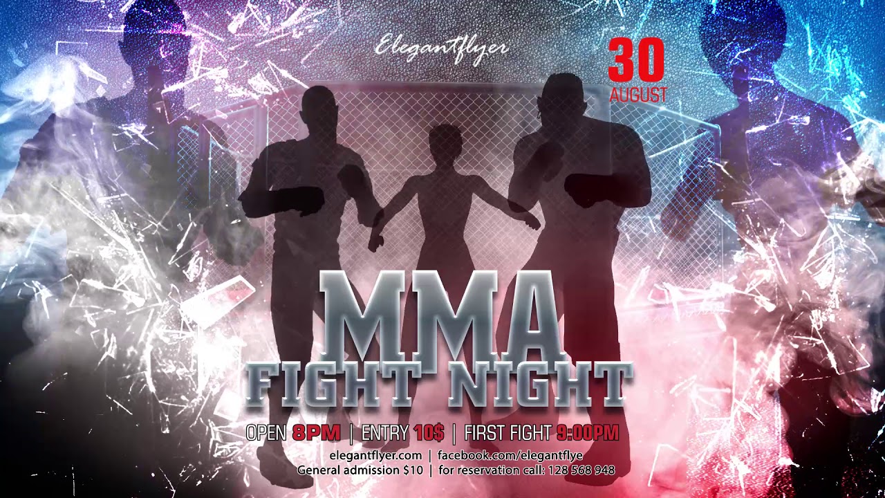 MMA Fight - Animated Flyer Template - After Effects HD - YouTube