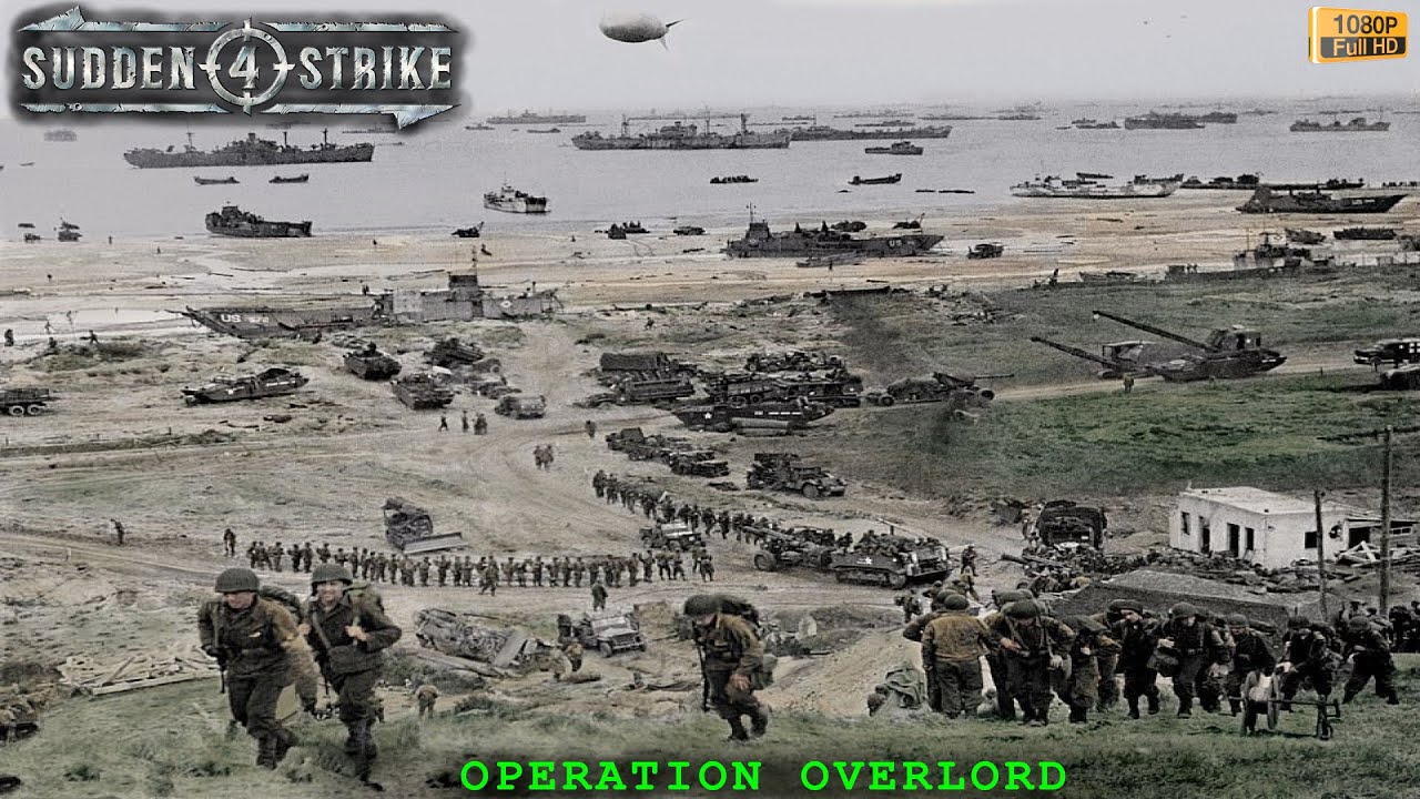 Mission 1: Operation Overlord | Sudden Strike 4 | Allied Campaign - YouTube