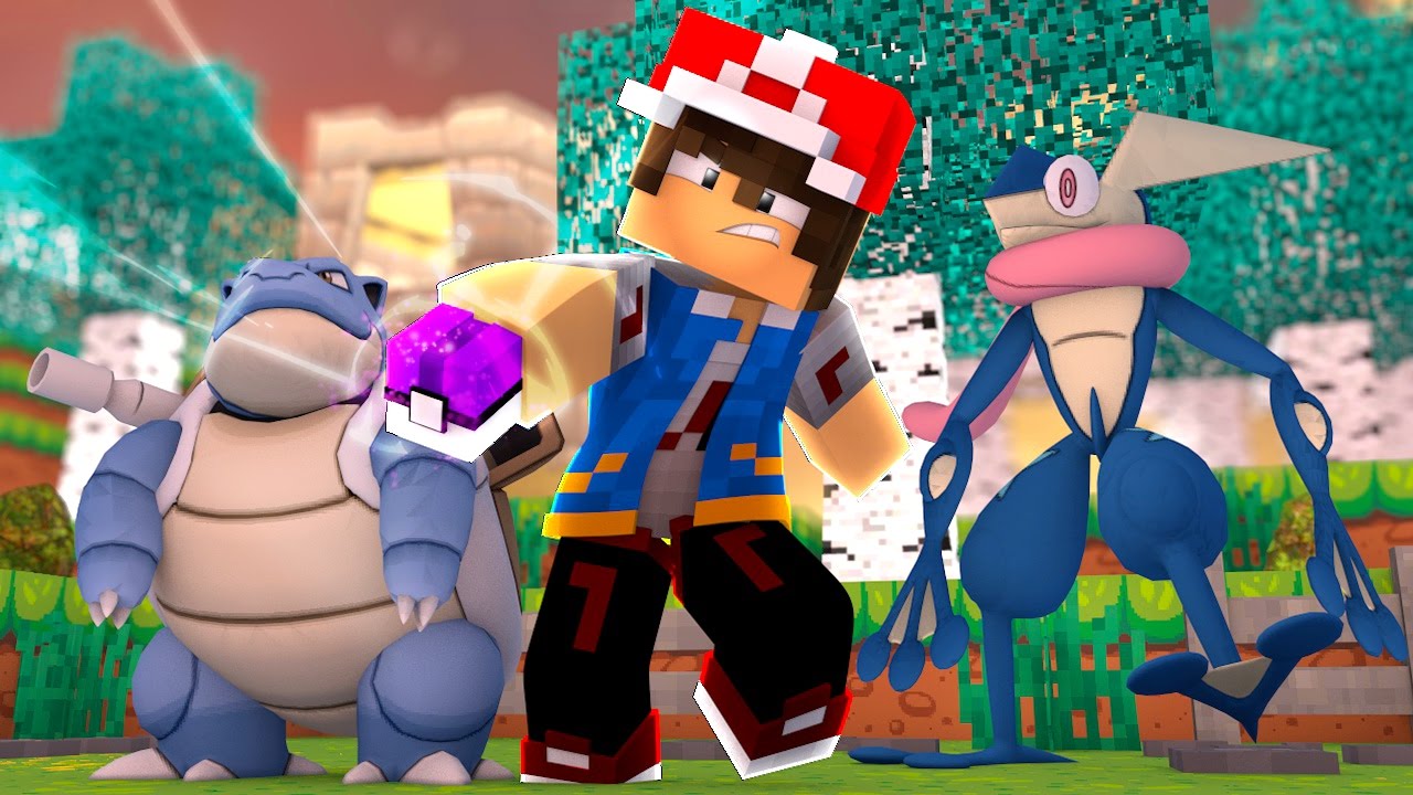 Minecraft: GRENINJA vs MEGA BLASTOISE - BATALHA PIXELMON #49 ‹ CaiqueVieira › - YouTube