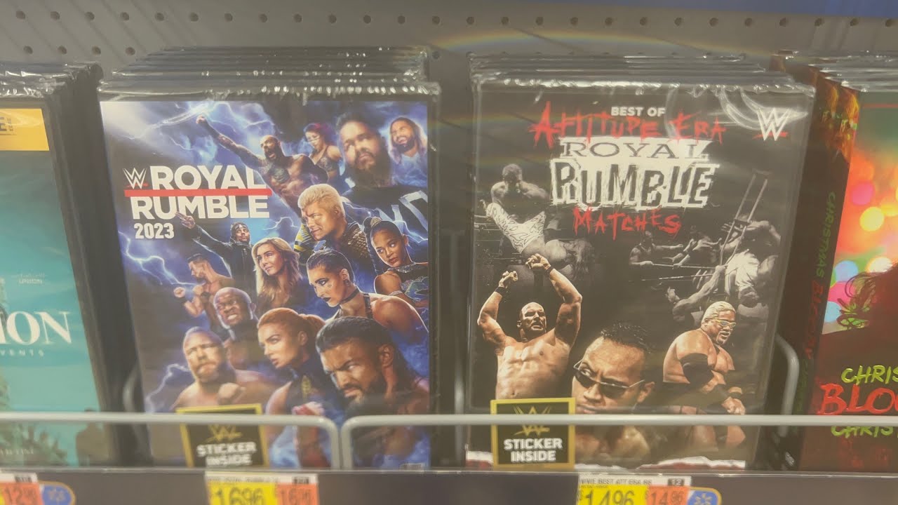 WWE DVD Hunt - Royal Rumble 2023 - YouTube