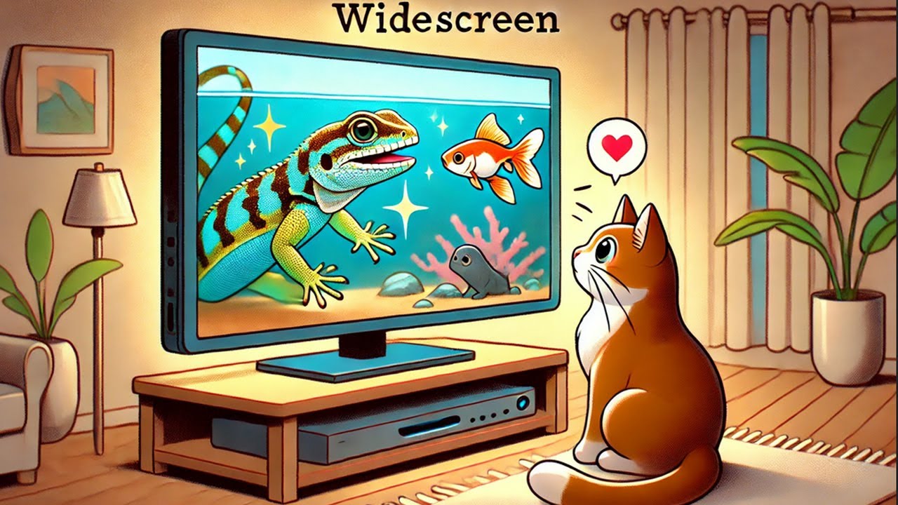 😺CAT GAMES l Ultimate Cat Entertainment: Lizard Fish!2 Hour (Videos for ...