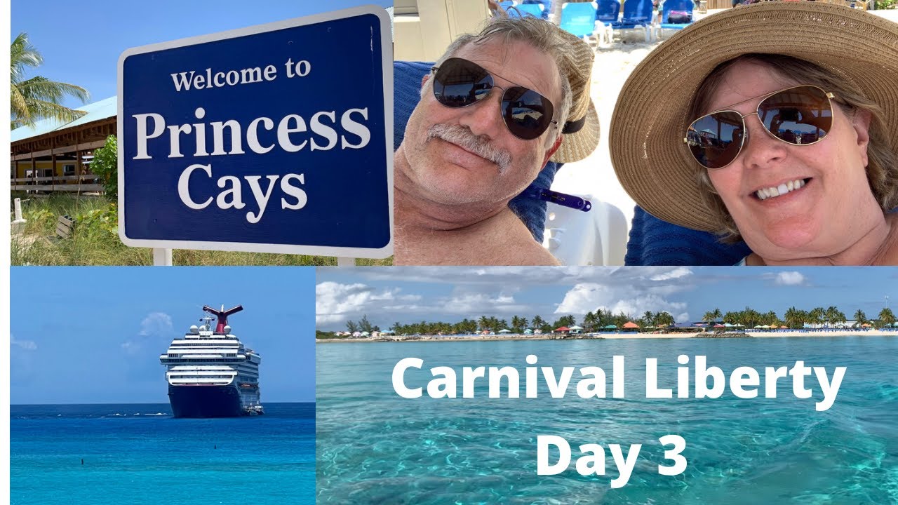 Carnival Liberty Cruise, Day 3 of 4- Princess Cays, Bahamas! - YouTube