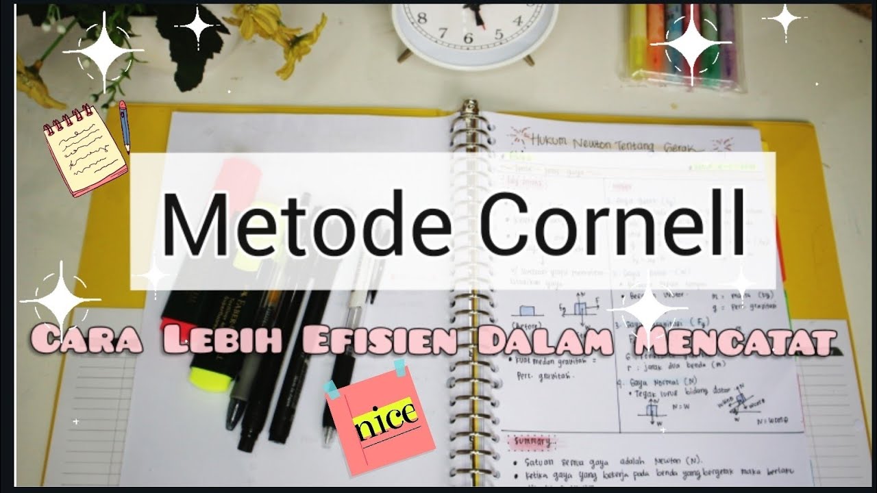 Tips mencatat efektif dan efisien dengan metode Cornell | Manajemen ...