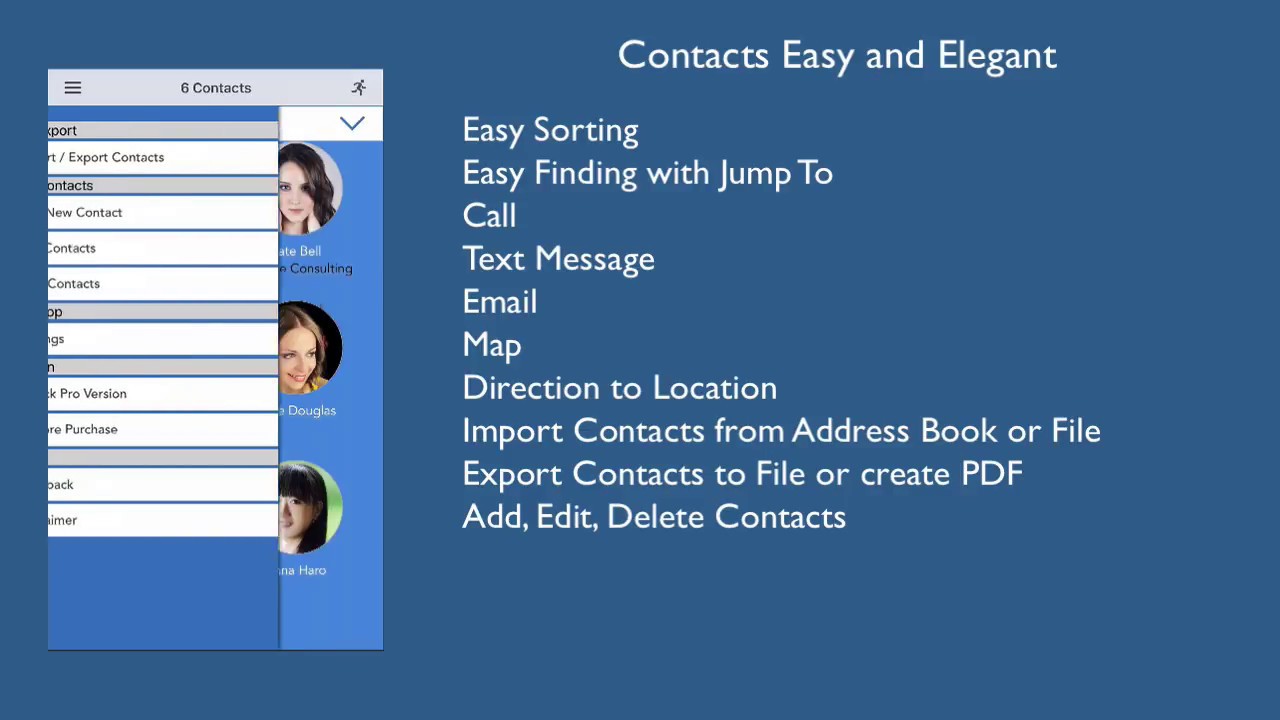2 Contacts Easy and Elegant - Introduction - YouTube