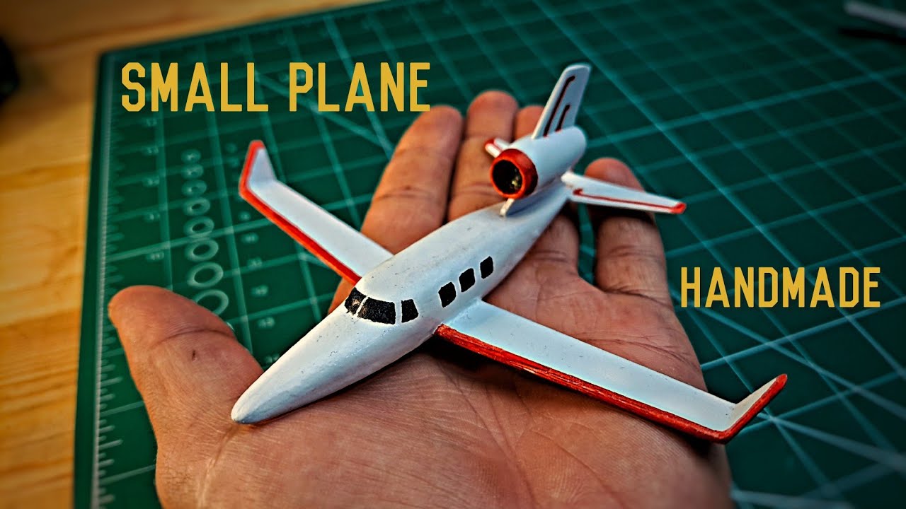 I made a miniature private plane out of wooden sticks.#diy #airplane ...