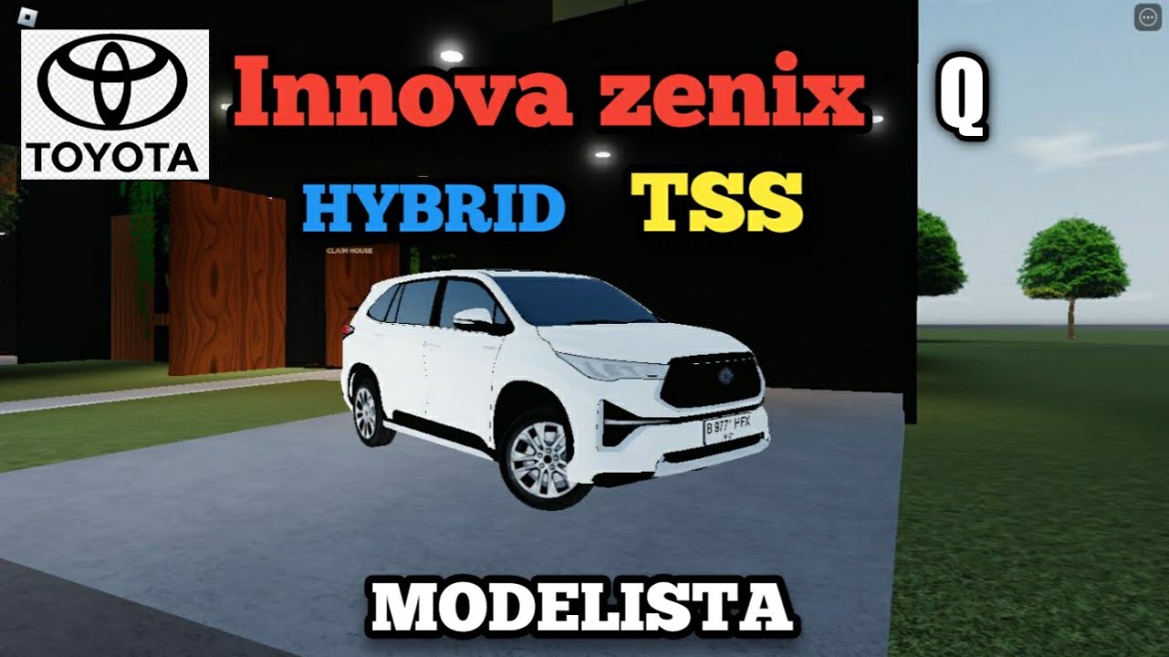 Review Toyota innova zenix hybrid Q TSS modelista 2023 | roblox cdid ...